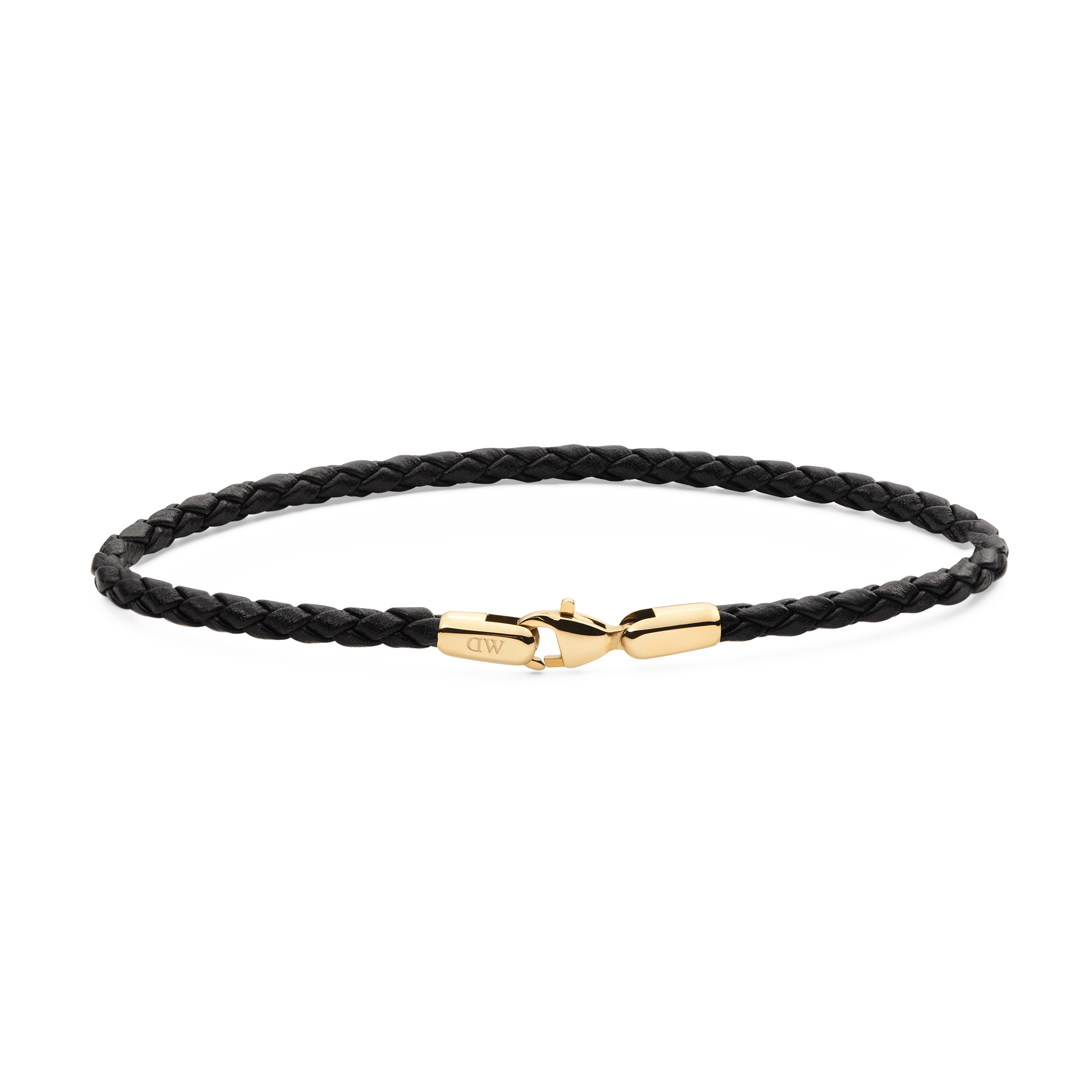 Daniel Braided Leather Bracelet Sheffield 2.8 Gold