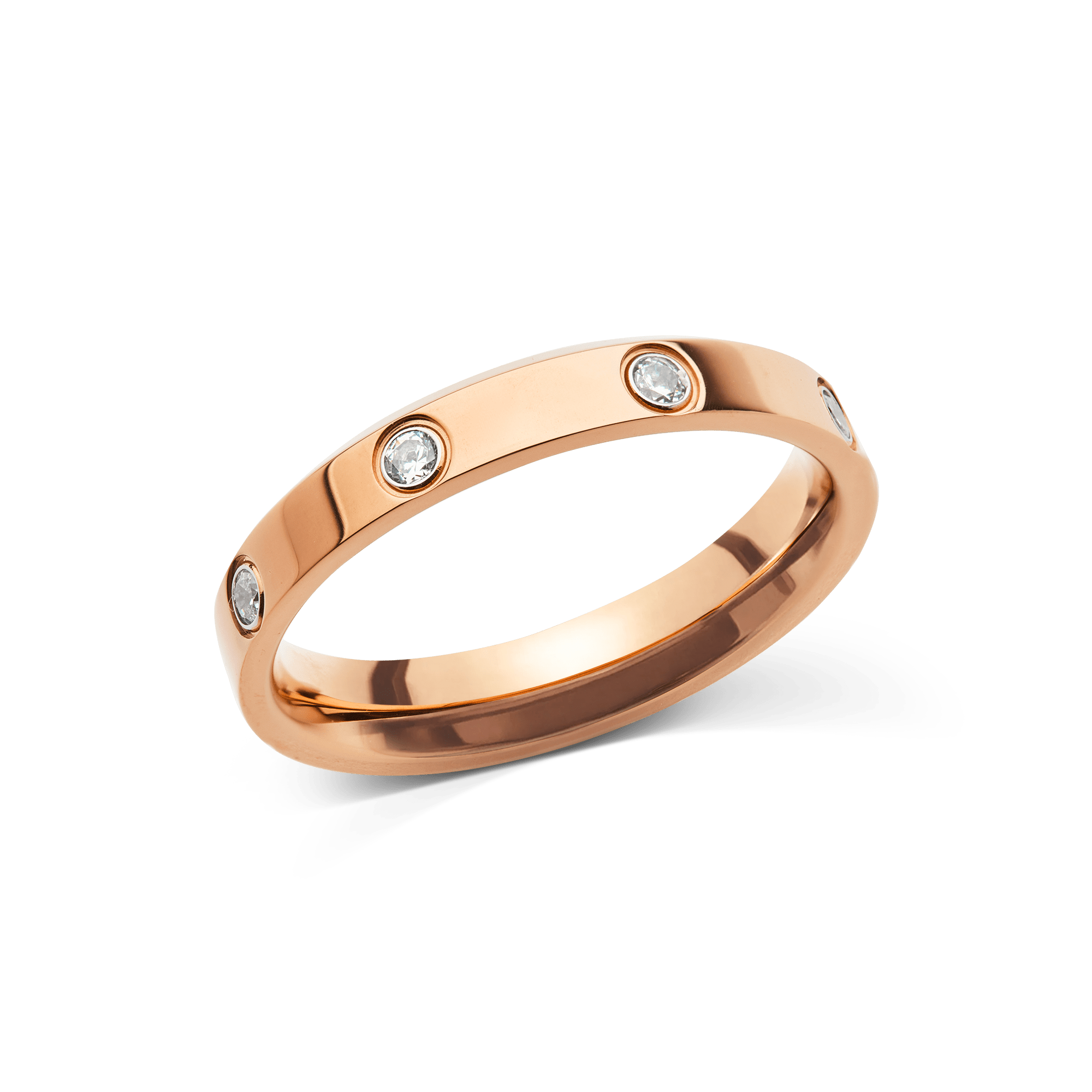 Classic Lumine Ring Rose Gold 4mm
